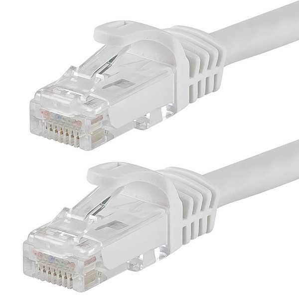Monoprice Ethernet Cable, Cat 6, White, 10 ft. 9835 | Zoro