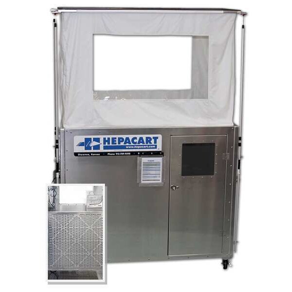 Hepacart Ceiling Cavity Dust Cntnmnt Unit, 2 Prsn HC74X-H | Zoro