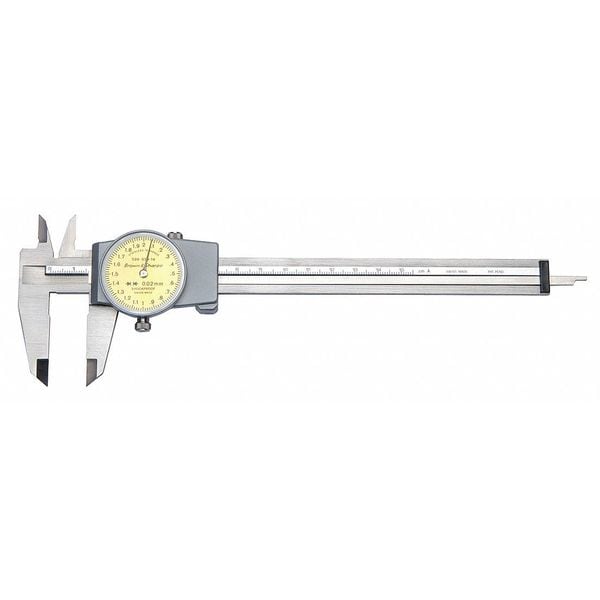 Tesa Brown & Sharpe Dial Caliper, Range 150 mm, Jaw 40 mm 599-579-14 | Zoro