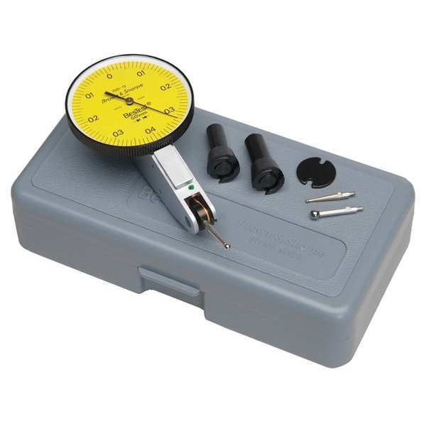 Tesa Brown & Sharpe Dial Test Indicator, Vert, 0 to 0.8mm 599-7031-14 ...