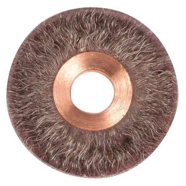 Weiler 2" Encapsulated Small Dia Crimped Wire Wheel .0104" Steel 1/2 ...