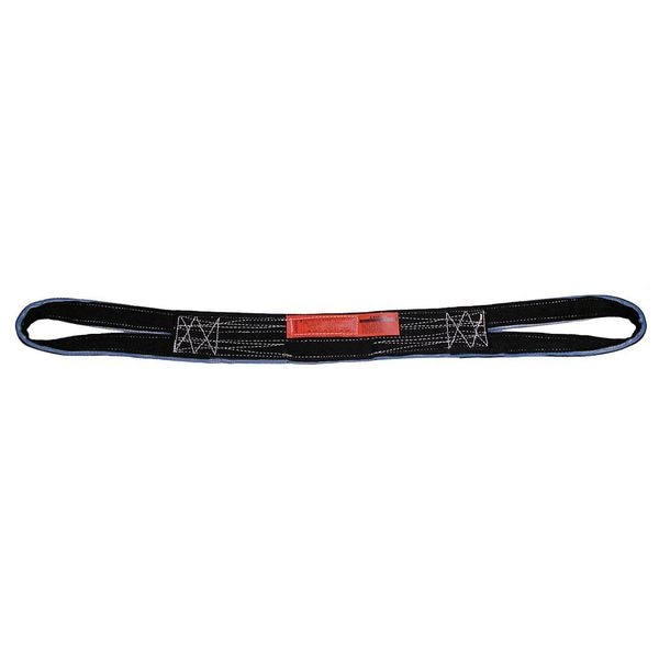 Lift-All Web Sling, Type 6, 4 ft L, 2 in W, Polyester, Black RE2802TX4 ...