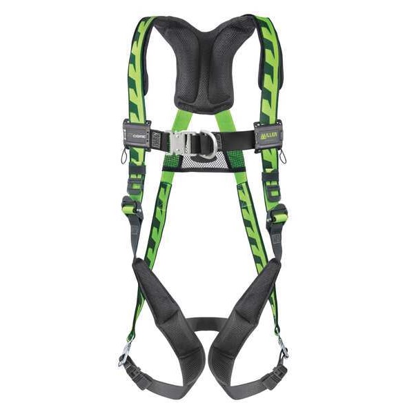 Honeywell Miller Full Body Harness, L/XL, Polyester ACF-QCUG | Zoro