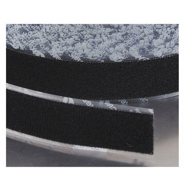 VELCRO BRAND 75 ft. x 1 in. Loop Reclosable Fastener, Black Roll ...