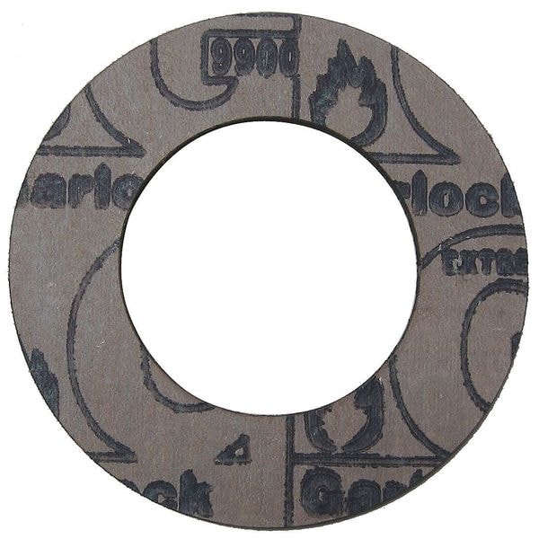 Garlock Flange Gasket, 2 in., 1/8 in., Mahogany 9900RG-0150-125-0200 | Zoro