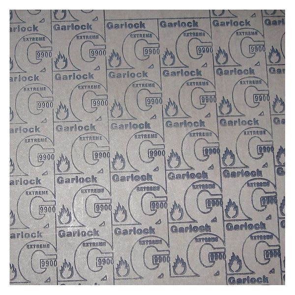 Garlock Gasket Sheet, 1/8 in., Mahogany, Graphite 9900-30125 | Zoro