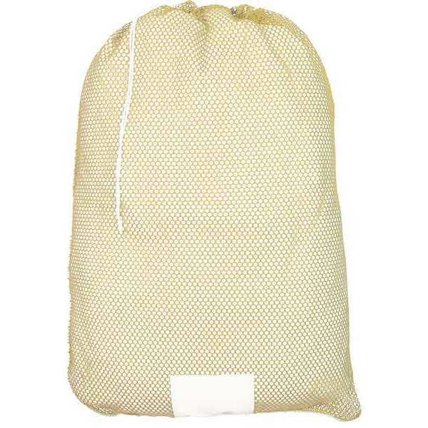 Zoro Select Drawstring, Polyester, Laundry Bag, Yellow MP245567 | Zoro