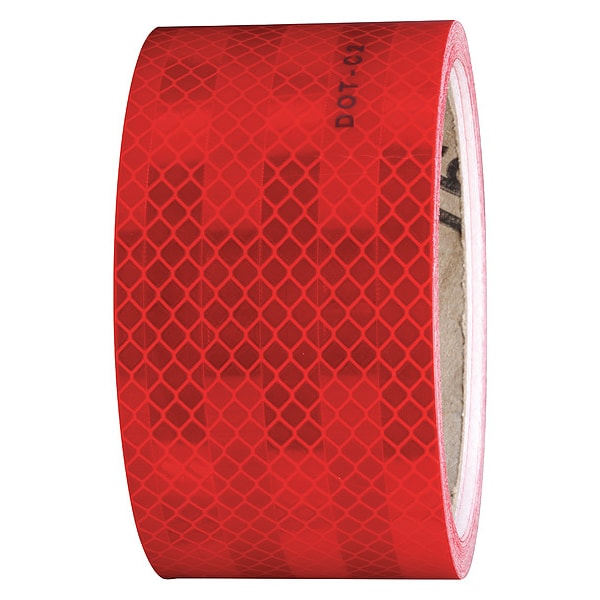 3M Reflective Tape, Red, 4 in. W 983-72 ES | Zoro
