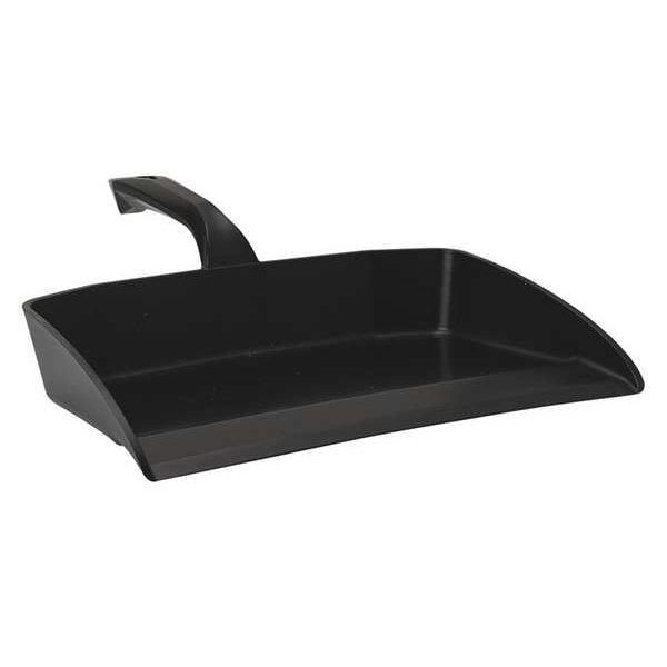 Vikan Hand Held Dust Pan, Black, Polypropylene, Overall Width: 13 ...
