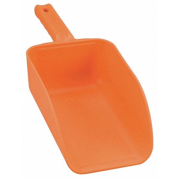 Remco Small Hand Scoop, 32 oz., Orange, Poly 64007 | Zoro