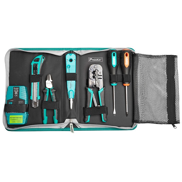 Proskit CAT 5 Termination Kit, Tool Case, 7 Pieces PK-2636 | Zoro