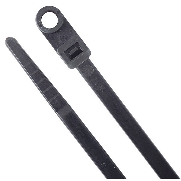 Securitie Cable Tie, 8 in L, Black, 50 lb Strength, 100 PK CTSM8 ...