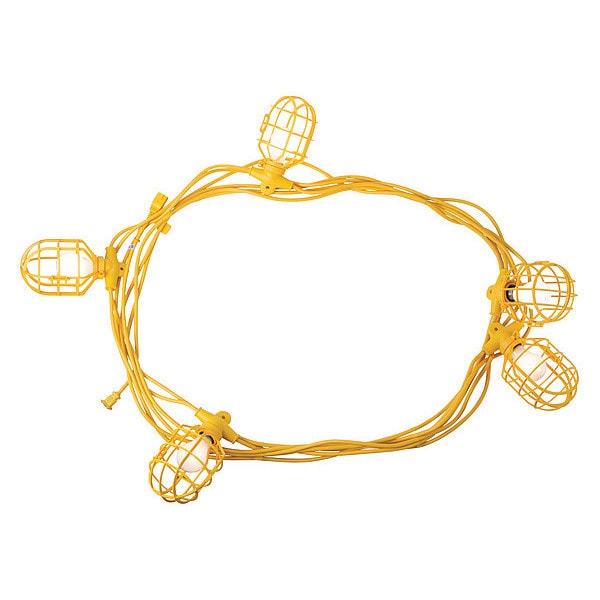 Bergen Industries Temp Light Stringer, 50 ft, 12/3, 5 Light GL50123MPC ...