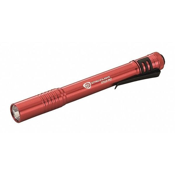 Streamlight STYLUS PRO Industrial Penlight, LED, Red 66120 | Zoro