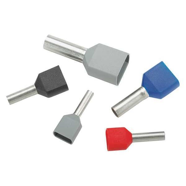 Panduit Ferrule, 20 AWG, PP, 7/16in., PK500 FTD75-8-D | Zoro