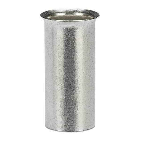 Panduit Ferrule, 4 AWG, Non-Insul, 23/32in., PK100 F85-18-C | Zoro