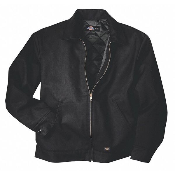Dickies Men's Black Polyester/Cotton Jacket size M Tall TJ15BK-MTall | Zoro