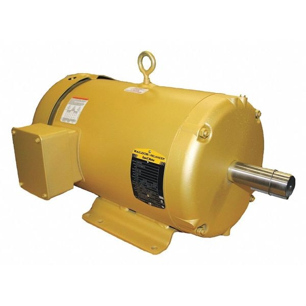 BALDOR ELECTRIC 3-Phase General Purpose Motor, 5 HP, 215T Frame, 208 ...