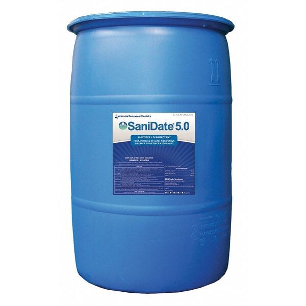 Sanidate Disinfectant/Sanitizer, 30 Gal. Drum, Unscented 2003-30 | Zoro
