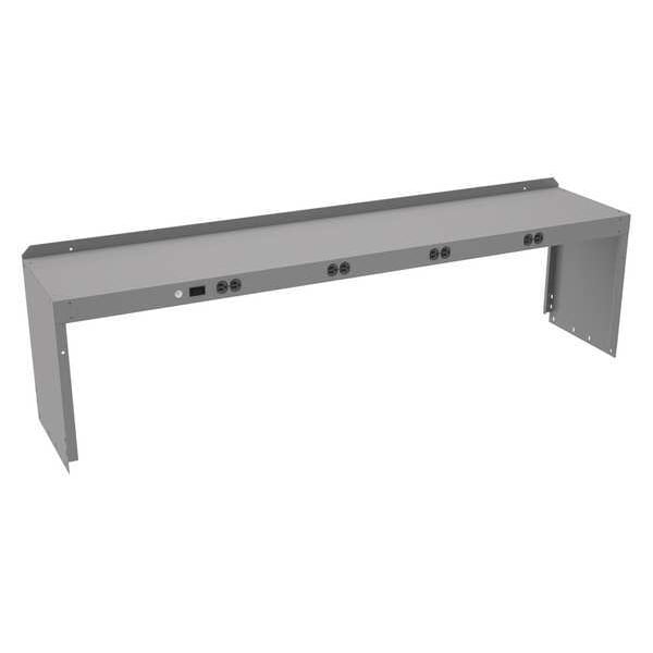 Tennsco Electronic Riser, 72in.Wx15in.D, 350 lb. REI-18-1572-WK-1 | Zoro