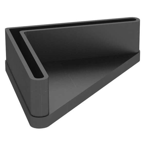 Tennsco Footplate for Shelving, 2-3/4 in D x 1-3/4 in W x 3/4 in H ...