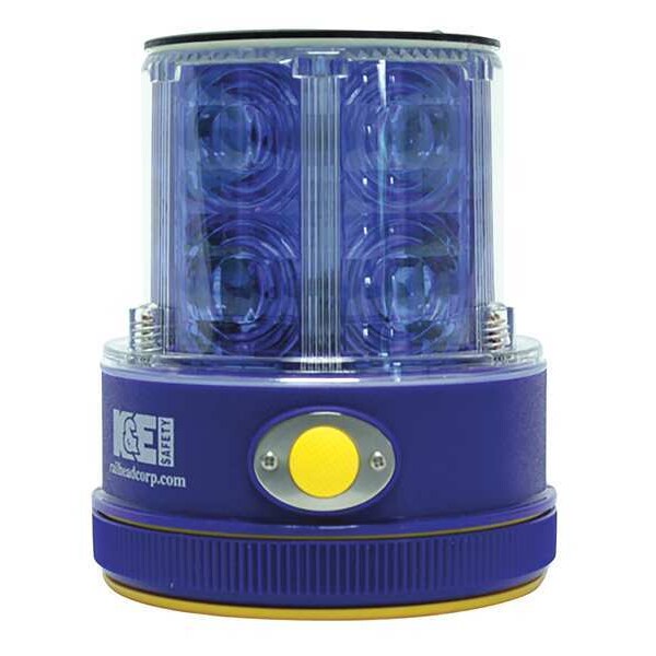 Railhead Gear Rechargeable Safety Light, Blue, LED, Solar M18-SOLAR B ...