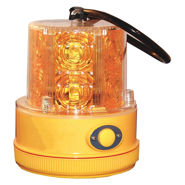 Railhead Gear Revolving Safety/Warning Light, Amber RM18-LED A | Zoro