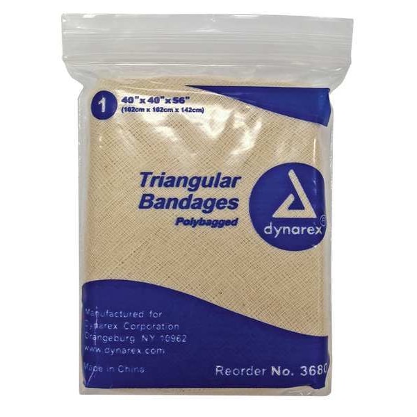First Aid Only Triangular Bandage, Cotton Muslin Gauze 90275G | Zoro