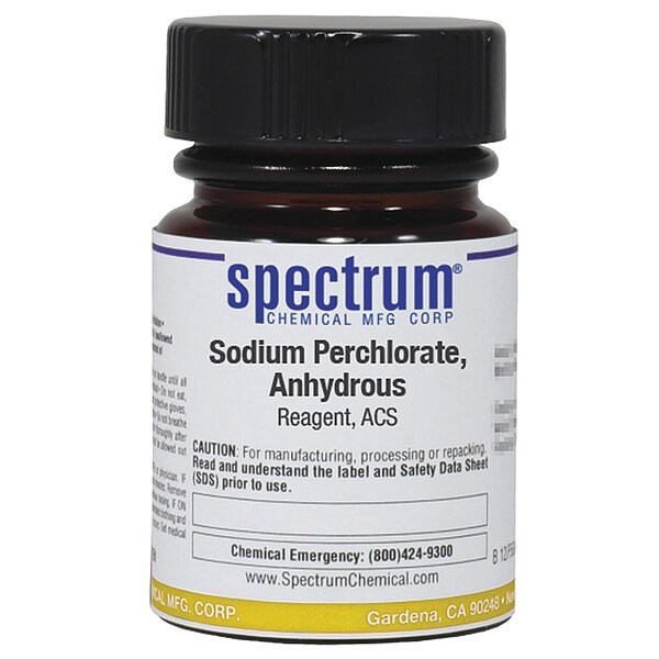 Spectrum Chemical Sodium Perchlorate, Anhydrous, Reagent, 25g S1377 ...