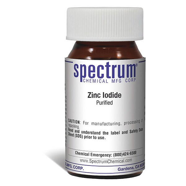 Spectrum Zinc Iodide, Purified, 25g Z1073-25GM04 | Zoro