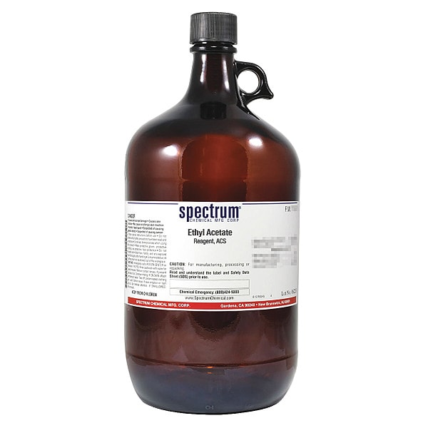 Spectrum Ethyl Acetate, Reagent, ACS-4L E1025-4LTGL | Zoro