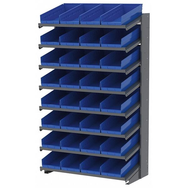 Akro-Mils Steel Pick Rack, 36-3/4" W x 60-1/4" H x 18" D, 8 Shelves ...