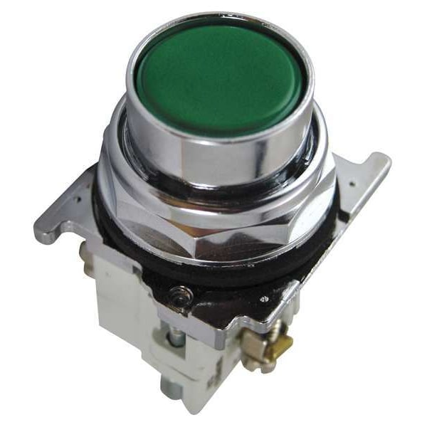 Eaton Non-Illuminated Push Button, 30mm, Green 10250T30G | Zoro