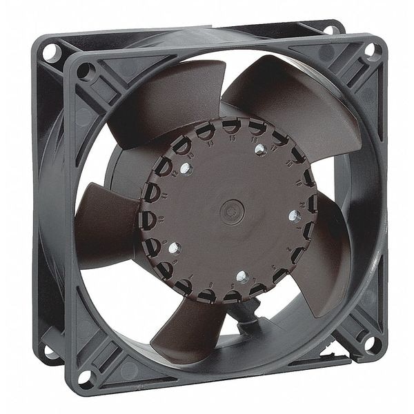 Ebm-Papst Standard Square Axial Fan, Square, 24V DC, 54 cfm, 3 5/8 in W ...