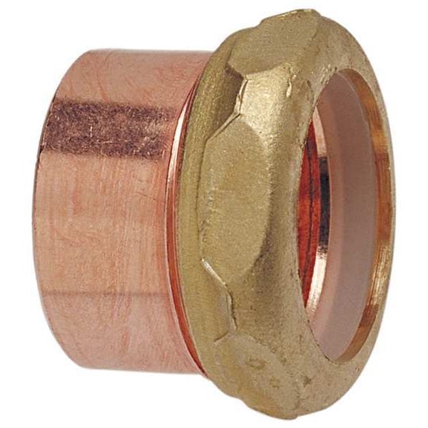 Nibco 1-1/2" NOM C x SJ Copper Adapter 9017 11/2X11/2 | Zoro