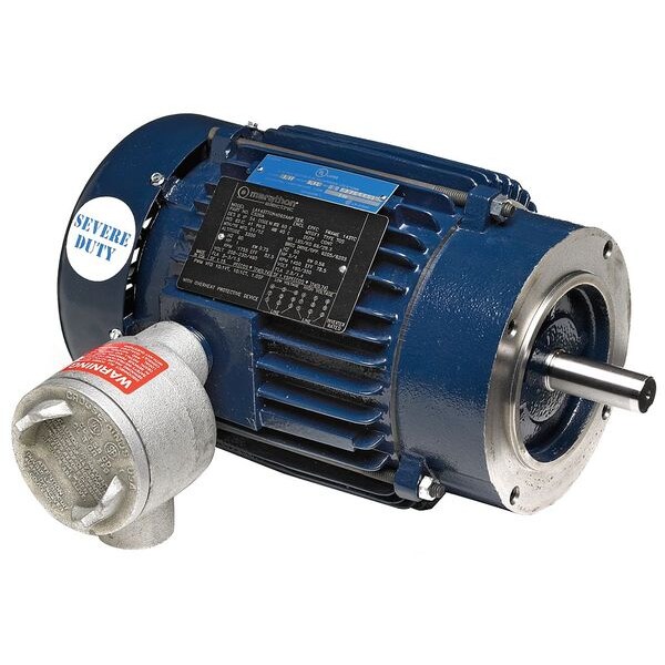Marathon Motors HazLoc Motor, 2 HP, 1740 RPM, 208-230/460V 145TTGN4338 ...