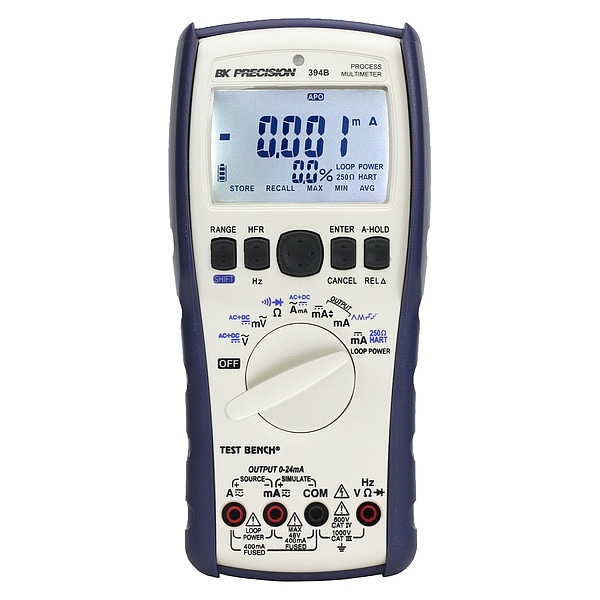 B&K Precision Process Calibrator Multimeter, 24V DC 394B | Zoro