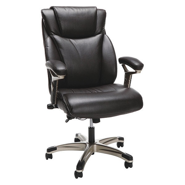 Essentials By Ofm Leather Executive Chair, 20" to 24.8", Adjustable ...