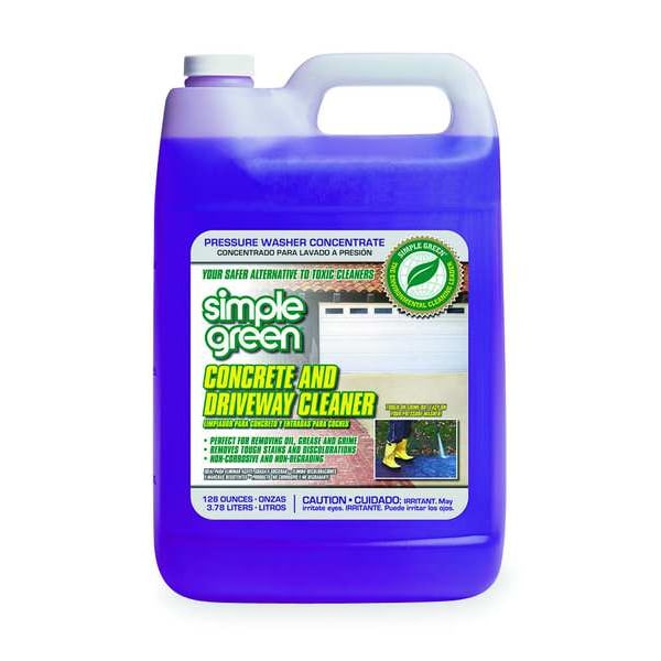 Simple Green Concrete Cleaner, 1 gal. Jug, Unscented 2310000418202 | Zoro