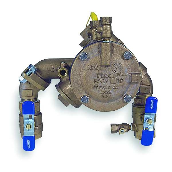 Febco Reduced Pressure Zone Backflow Preventer 1 825 YA | Zoro