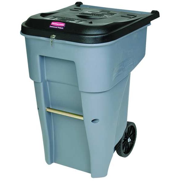 Rubbermaid Commercial 95 gal. Rectangular Confidential Waste Container ...