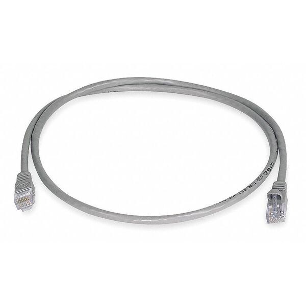 Hubbell Premise Wiring Ethernet Cable, Cat 6, Gray, 3 ft. PCX6GY03 | Zoro