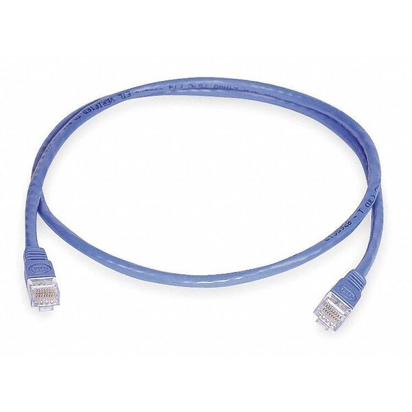 Hubbell Premise Wiring Ethernet Cable, Cat 6, Blue, 6 Ft PCX6B06 | Zoro