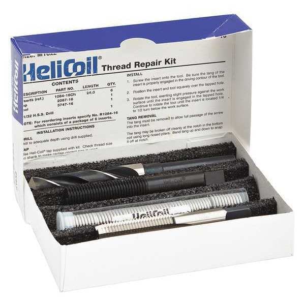 HELI-COIL Thread Repair Kit,304 SS,M16x2,6 Pcs (5403-16) | Zoro