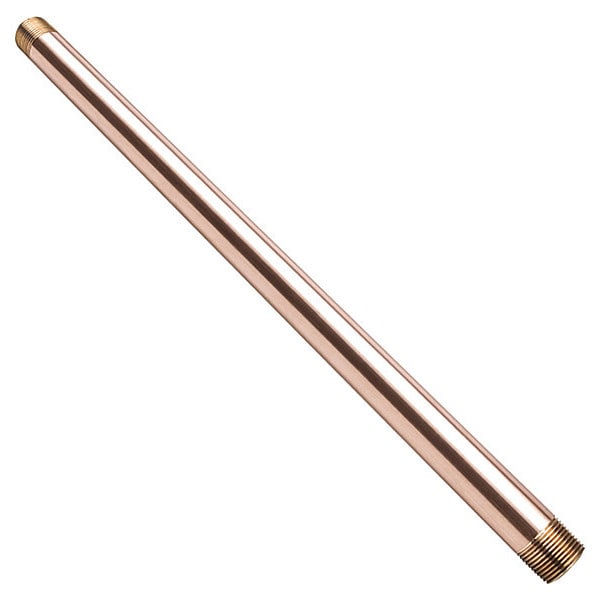 Zoro Select 1/2" MNPT x 2 ft. TBE Red Brass Pipe Sch 40 463-240 | Zoro