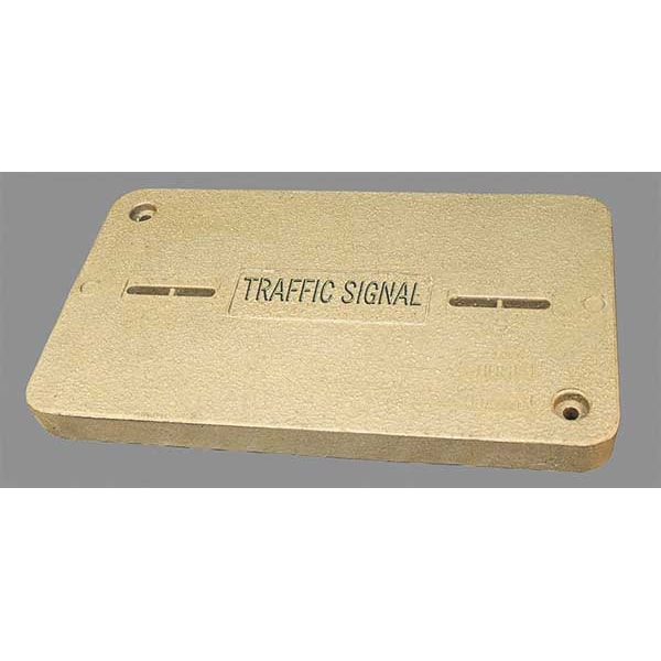 Quazite Underground Enclosure Cover, Traffic Signal Cover, 15-1/2 in x ...