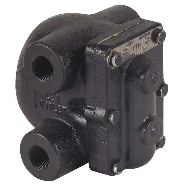 Crescent Nicholson Steam Trap, 450F, Cast Iron, 0 to 125 psi FTN-C5D9A ...
