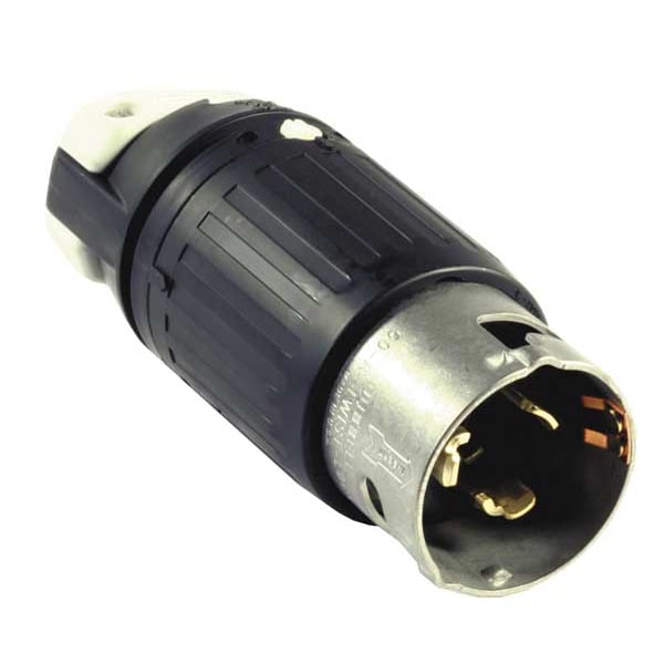Hubbell Wiring Device-Kellems Locking Plug, Non-NEMA, 50 A, 480V AC ...