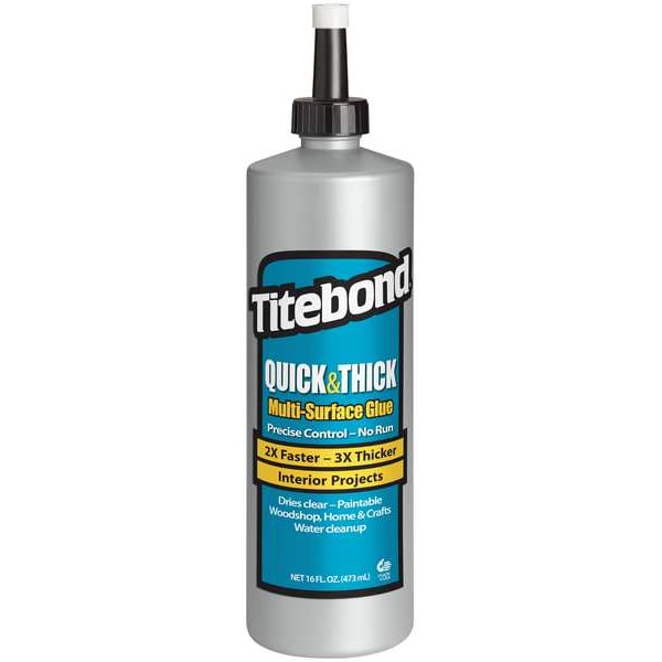 Titebond Floor Adhesive, Quick and Thick Series, Light Tan, 24 hr Full ...