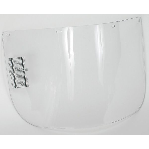 Condor Face Shield Visor, Clear Visor, 8" Height, Uncoated Lens, Clear ...